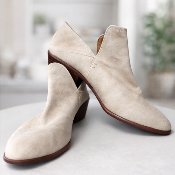 Shoes | Elegant Cream Ankle Boots | Poshmark